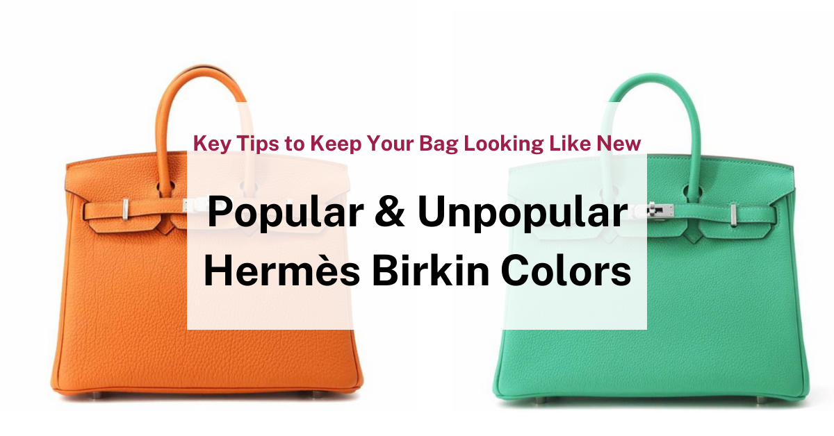 Most Popular Hermès Birkin Colors Right Now: Top Choice Among ...